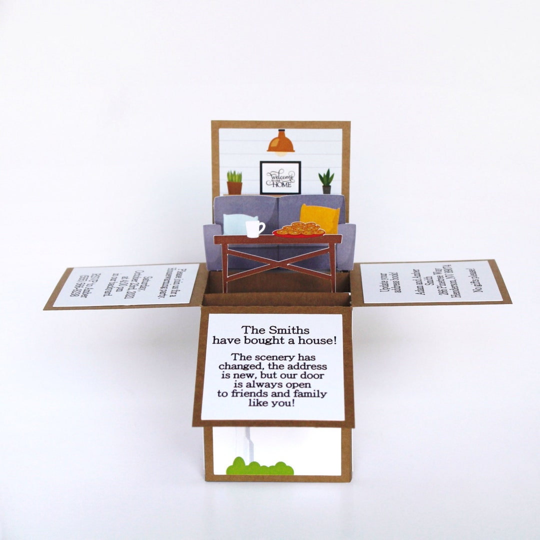 Housewarming Party Invitation, New Home Celebration Card, Moving-in ...