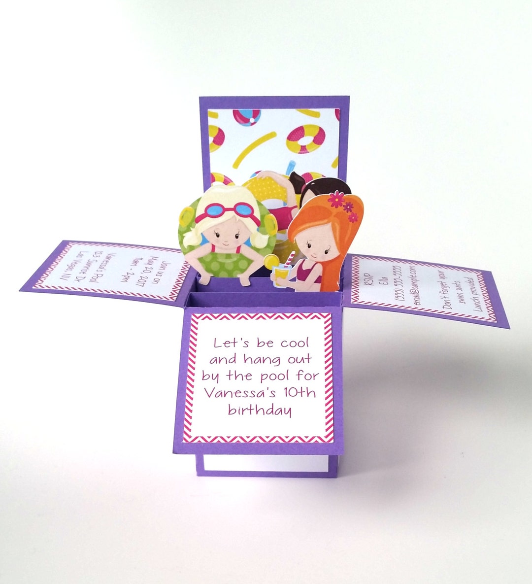 Pool Party Pool Party Birthday Pool Party Invitation Swim - Etsy