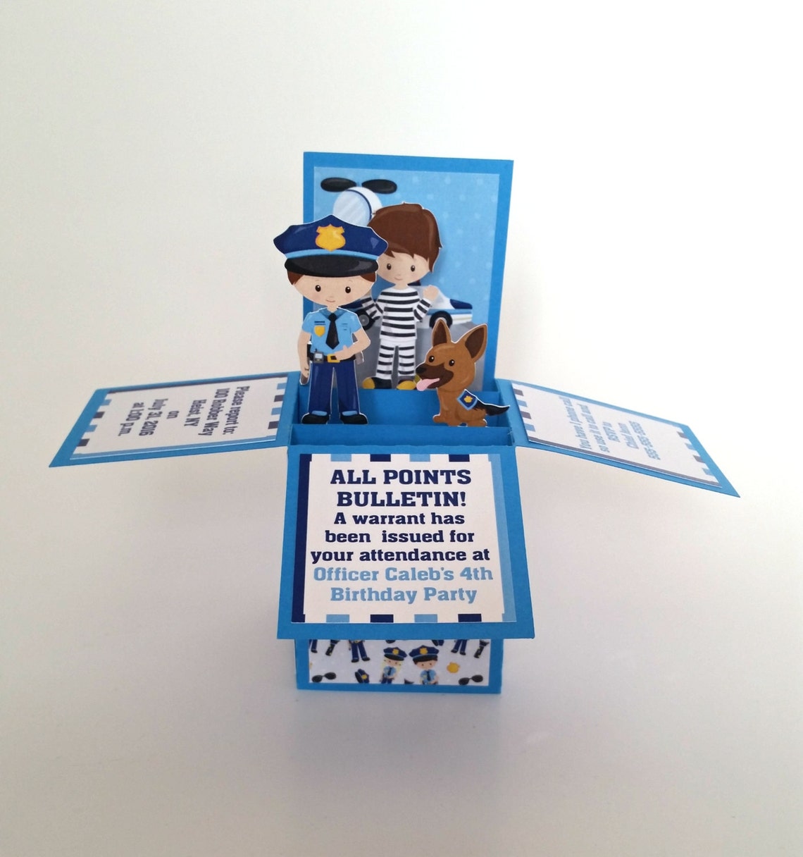 Police Birthday Police Invitation Police Invitation Cop - Etsy