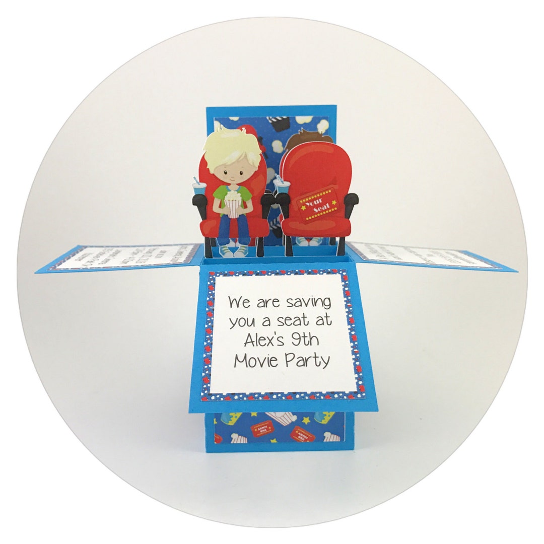 Hollywood Star Party, Movie Night Invitation, Hollywood Glamour ...