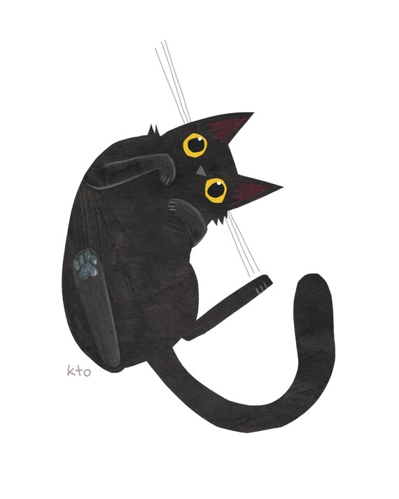 October Clipart Black Cats