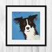Dog Art Border Collie Print Cute Dog Art Dog Lover Dog Collage Print ...
