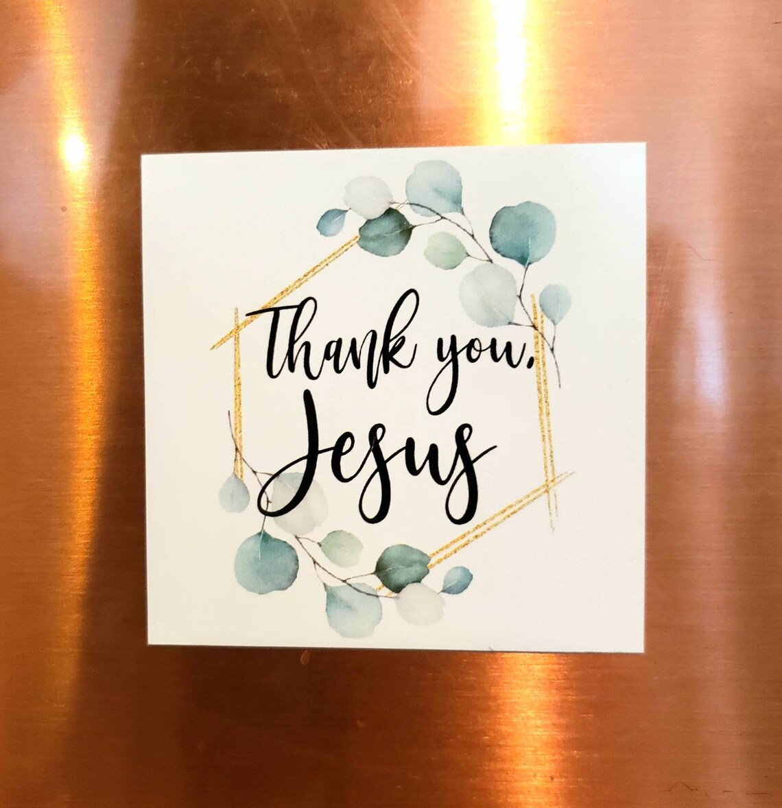 Thank You, Jesus Magnet. Easter Magnet. Gratitude Magnet. Christian ...