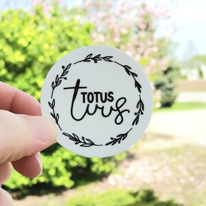 Totus Tuus. Saint John Paul II Vinyl Stickers. Religious Sticker ...