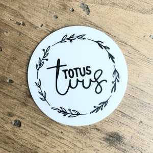 Totus Tuus. Saint John Paul II Vinyl Stickers. Religious Sticker ...