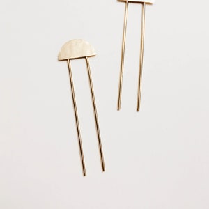 Half Circle Hair Pin - Etsy