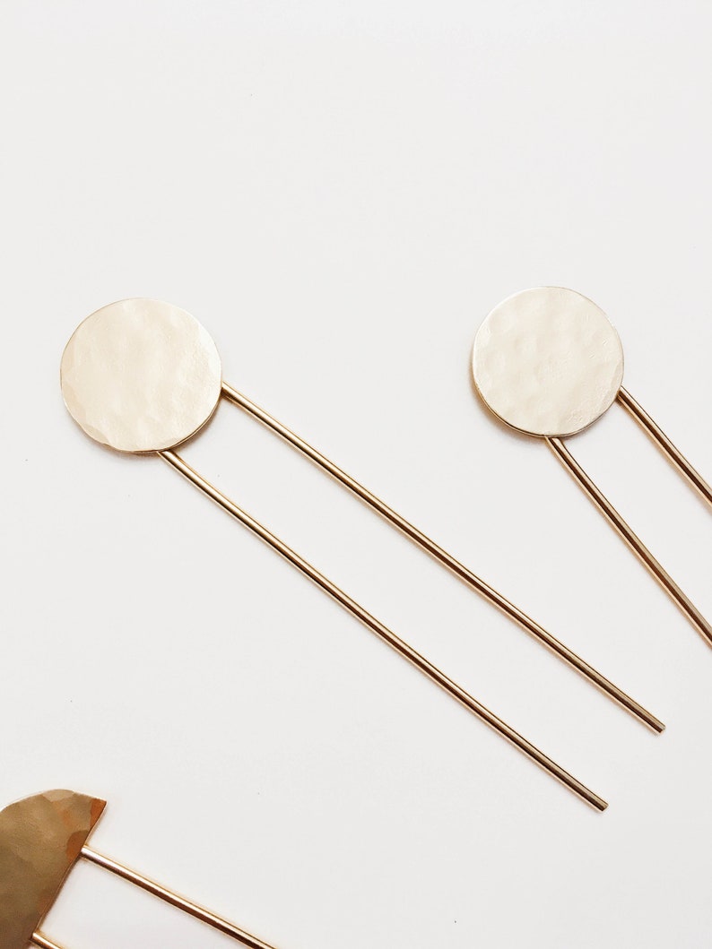 Circle Hair Pin - Etsy