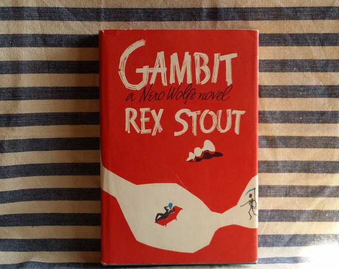Gambit A Nero Wolfe Novel Book Rex Stout Children's - Etsy