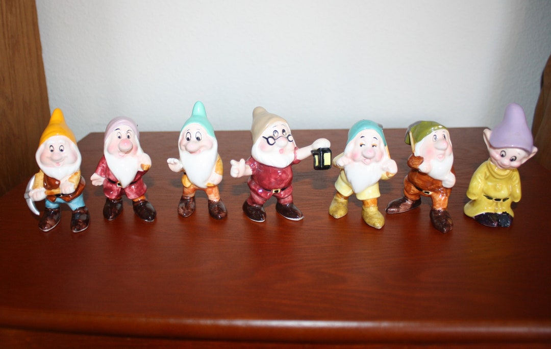 Walt Disneys the Seven Dwarves 3 Inch Ceramic - Etsy