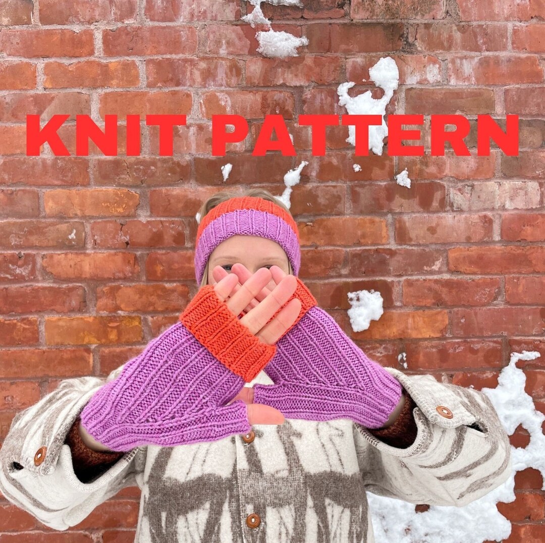 KNITTING PATTERN . Scratch That, Reverse It Mitts . Knit Pattern - Etsy