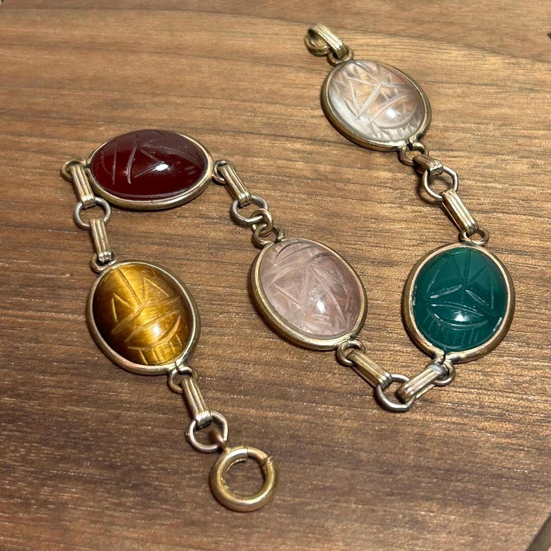 Scarab Bracelet - Etsy