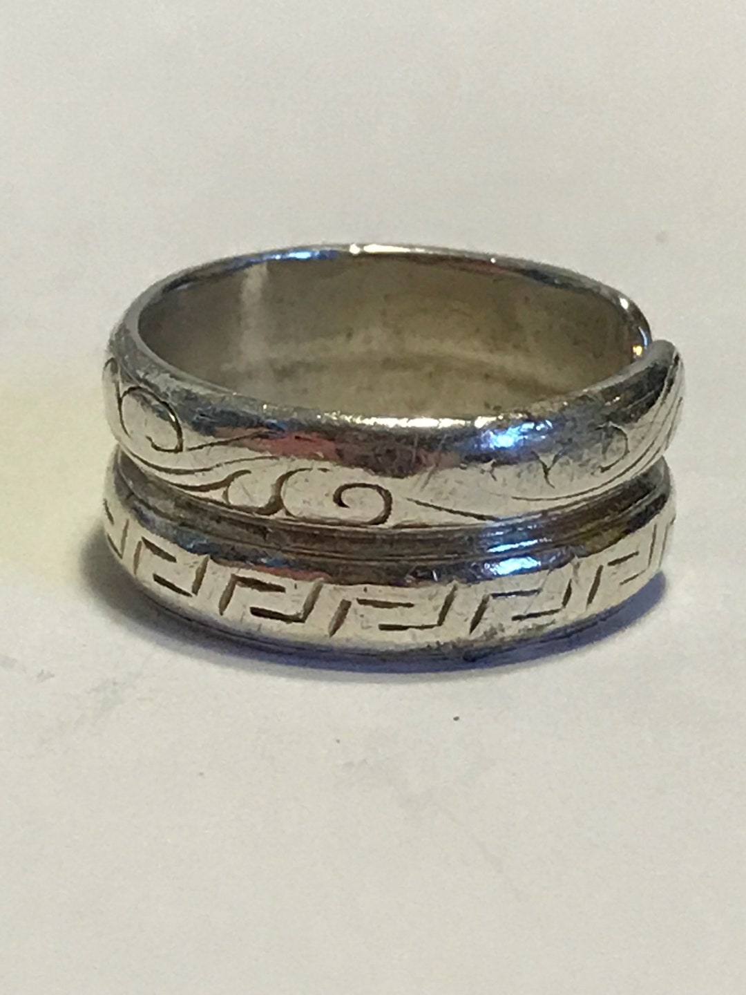 Navajo Sterling Storyteller Ring Adjustable Stamped 925 Silver ...