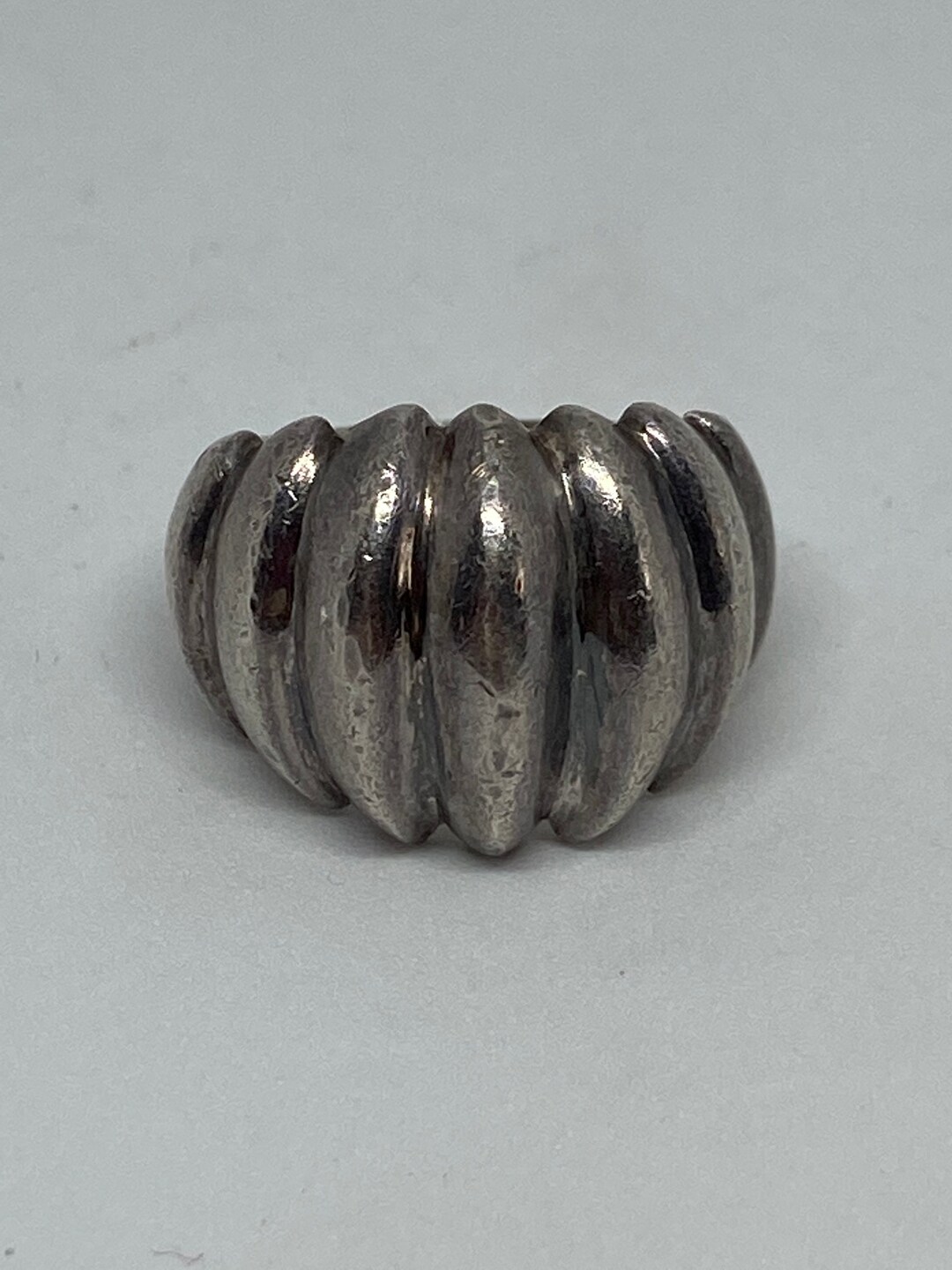 Taxco Sterling Domed Ring Sz 6 925 Silver Band Signet Mexico Mexican ...