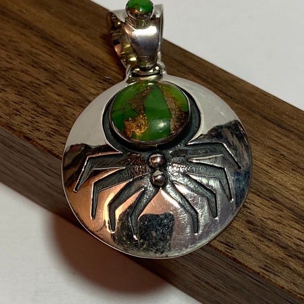 Turquoise Spider - Etsy