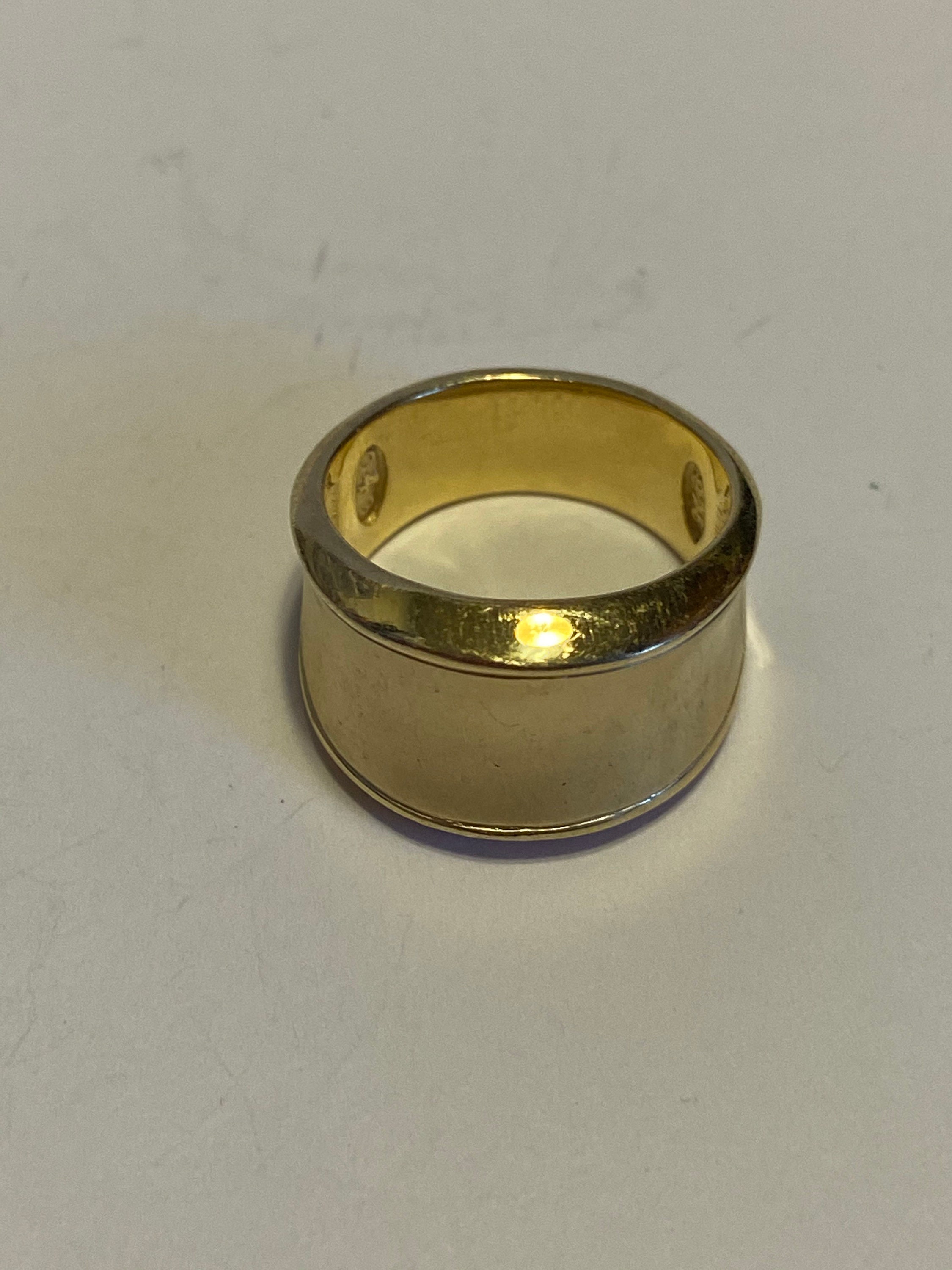 Charles Garnier 14K Gold Sterling Constellation Ring Sz 7 925 | Etsy