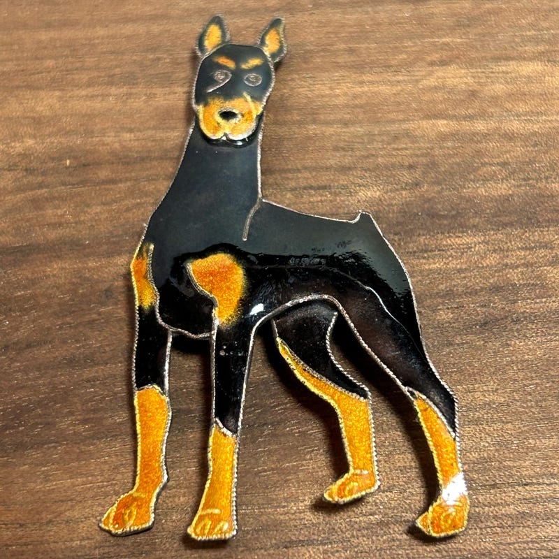 Zarah Enamel Brooch Pin - Etsy