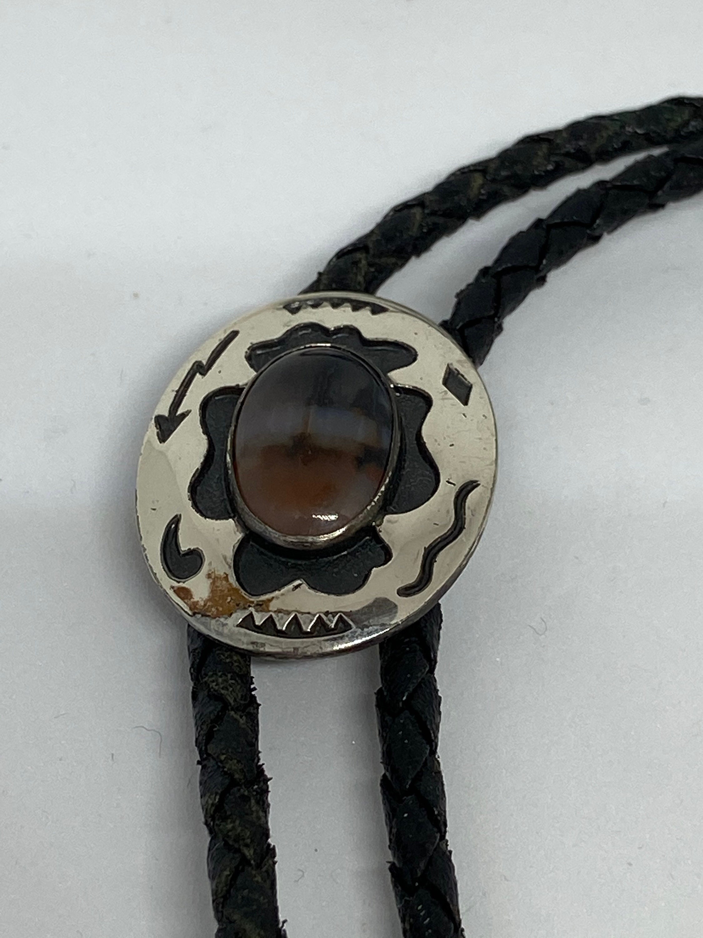 Fred Harvey Era Jasper Sterling Bolo Bell Trading Post 925 - Etsy UK