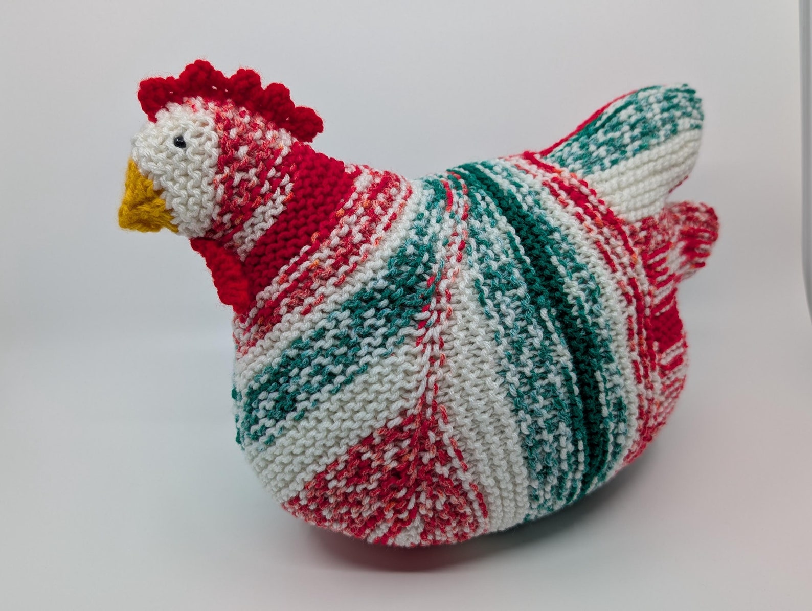 Emotional Support Chicken Knitted Christmas - Etsy