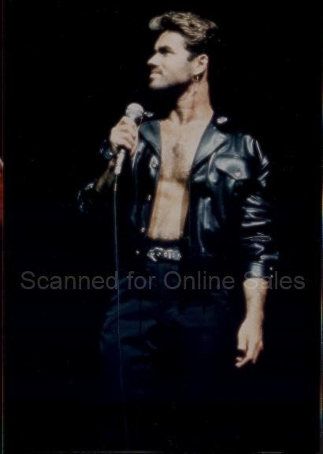 George Michael in Leather Jacket 4x6 Photo - Etsy