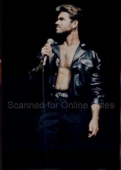 George Michael en chaqueta de cuero 4x6 foto | Etsy