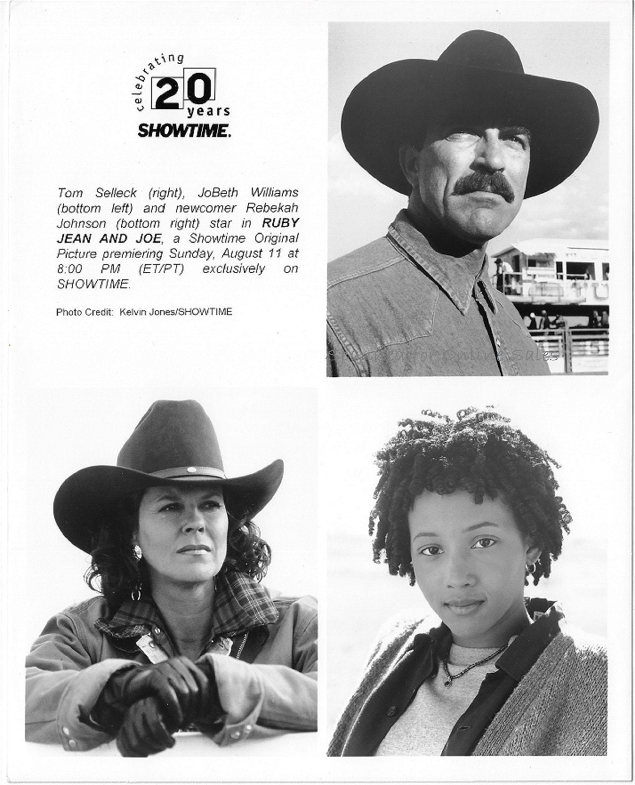 Ruby Jean and Joe Jobeth Williams Rebekah Johnson Tom Selleck 8x10 ...
