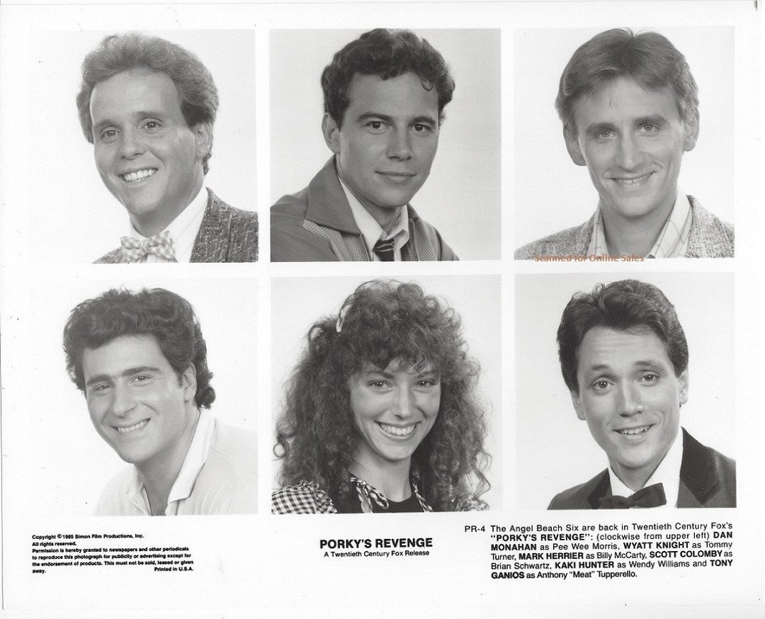 Porky's Revenge Dan Monahan Wyatt Knight Mark Herrier Scott Colomby ...