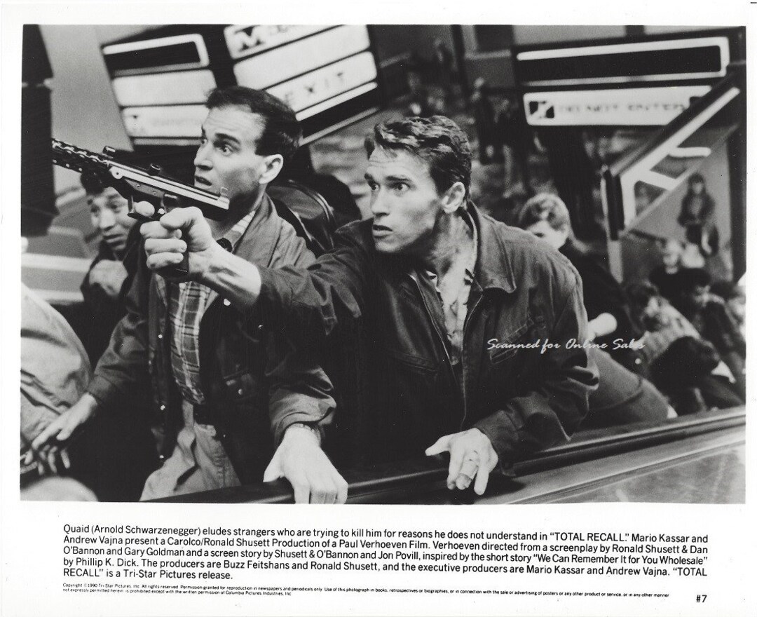 Total Recall Arnold Schwarzenegger Quaid 8x10 Photo - Etsy
