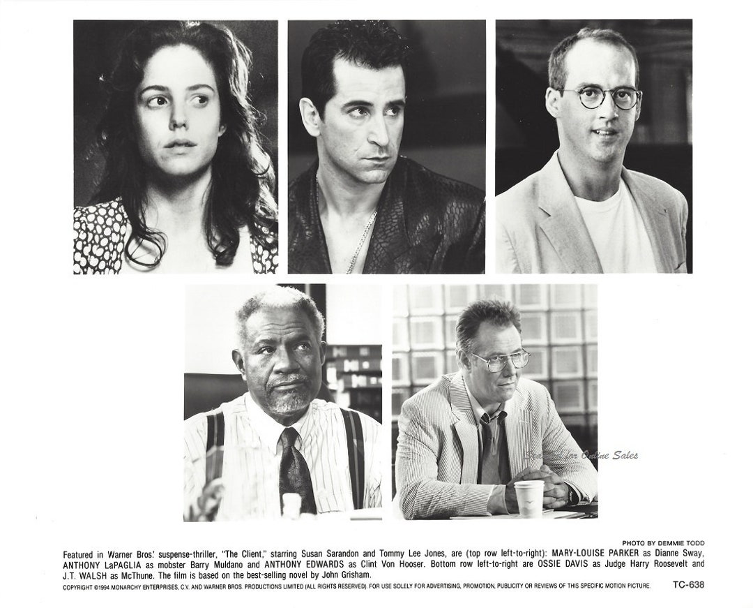 The Client Mary Louise Parker Anthony Lapaglia Anthony Edwards Davis ...