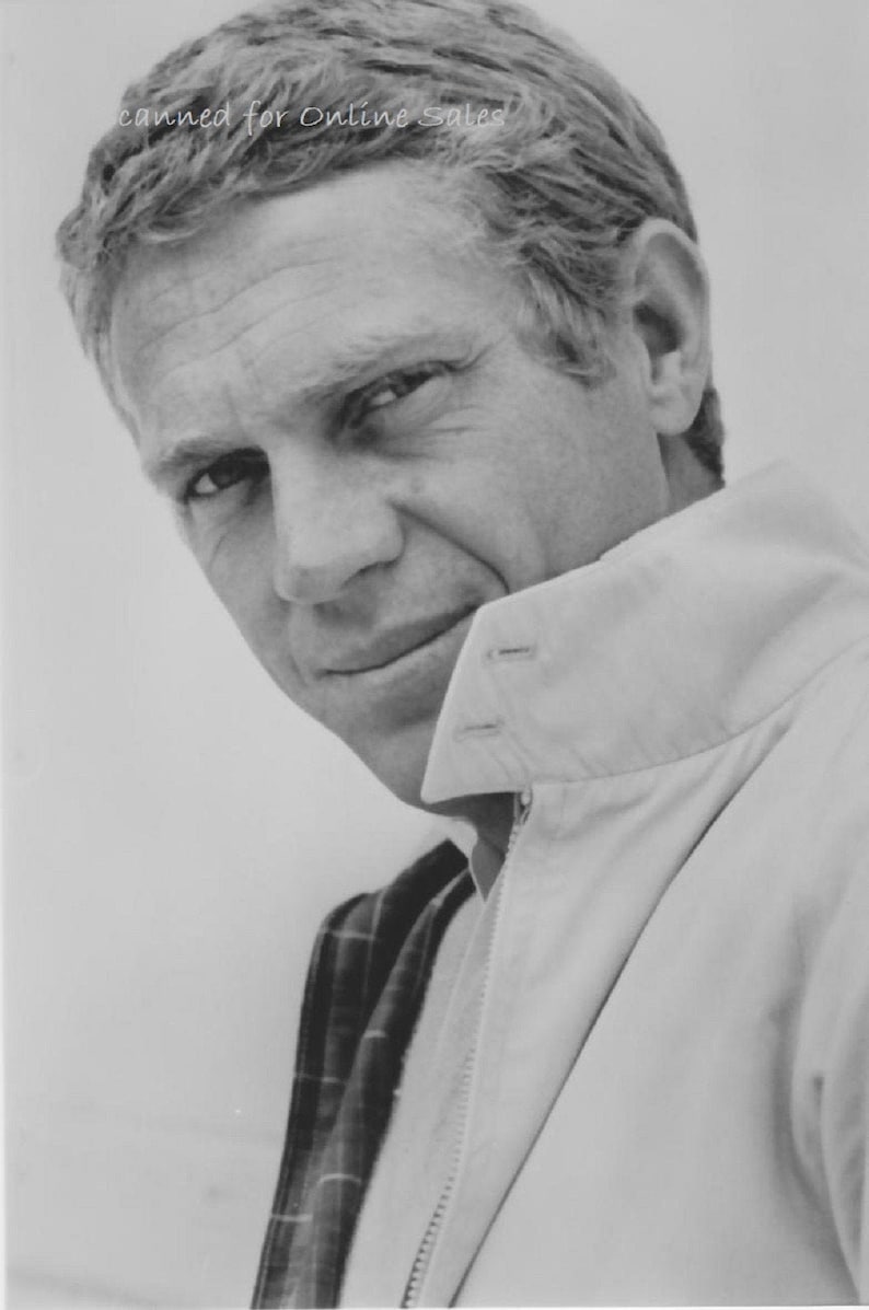 Steve Mcqueen Actor Race Car Driver 4x6 Photo - Etsy