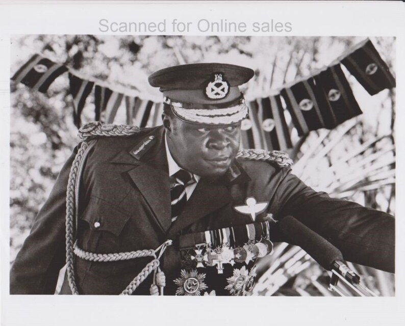 General Idie Amin President of Uganda 1972 8x10 Photo - Etsy