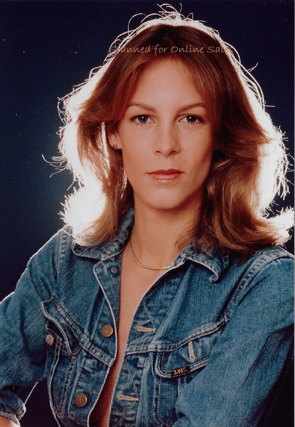 Jamie Lee Curtis Denim Jacket 4x6 Photo - Etsy Canada