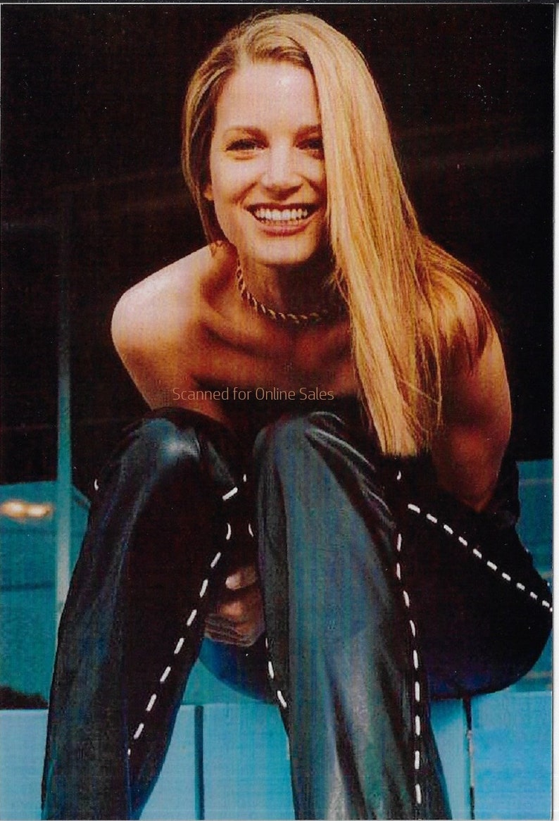 Bridget Fonda Black Leather Pants 4x6 Photo - Etsy