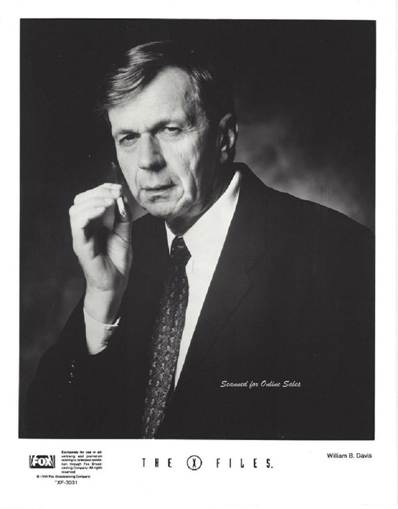 X Files William B Davis CGB Spender 8x10 Photo - Etsy