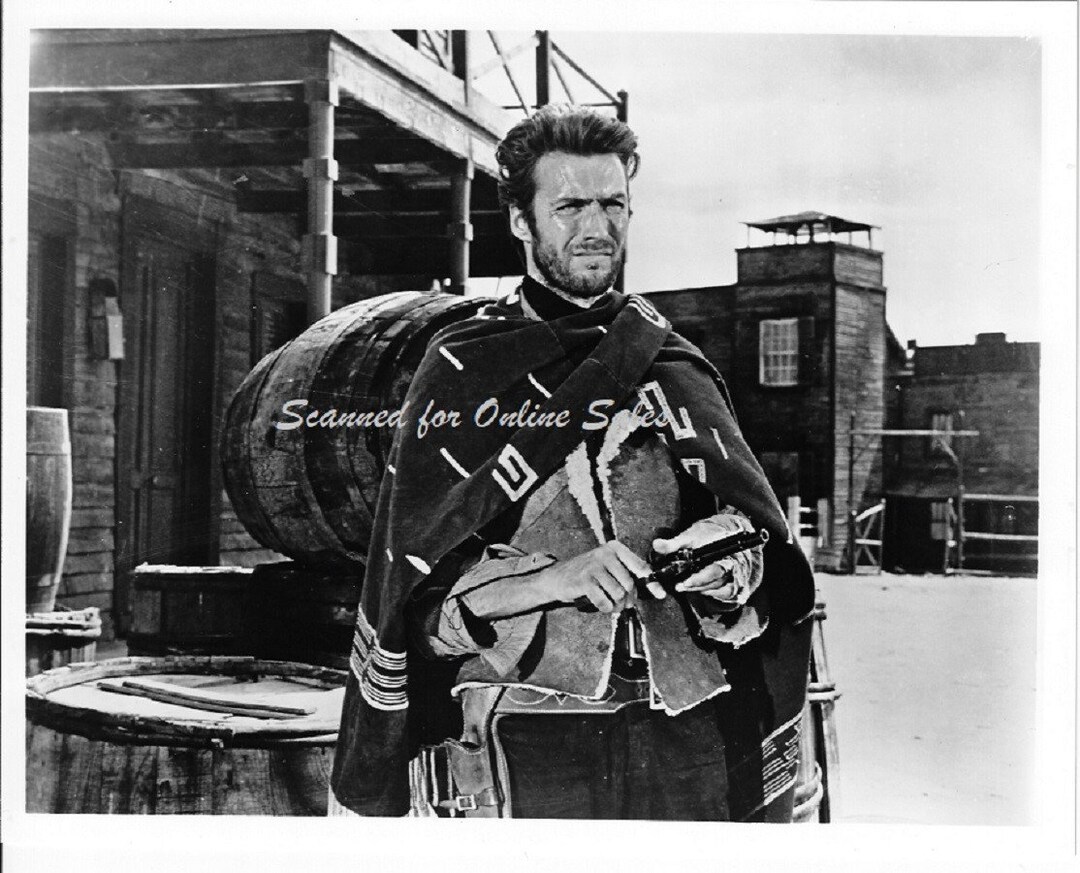 Clint Eastwood Checks His Gun Fist Full of Dollars 8x10 Photo - Etsy