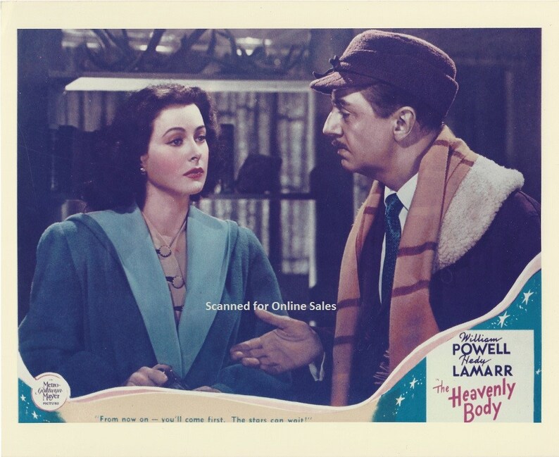 The Heavenly Body Hedy Lamarr William Powell 8x10 Photo - Etsy