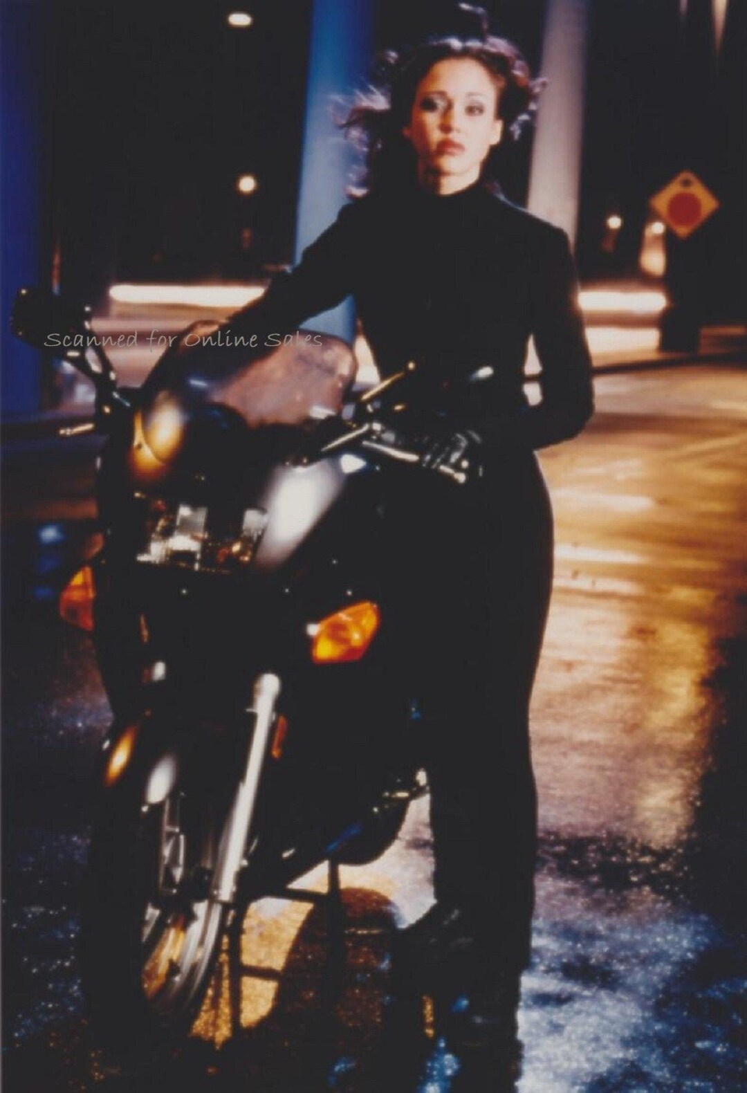 Jessica Alba Next to Her Motorcycle 4x6 Photo - Etsy