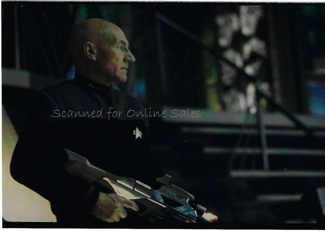 Star Trek Nemesis Patrick Stewart Captain Picard With Gun 4x6 Photo - Etsy