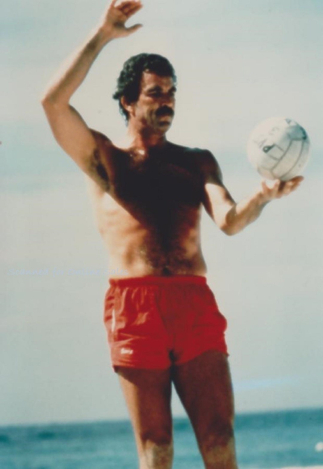 Tom Selleck Magnum PI Plays Volleyball on the Beach 4x6 Photo - Etsy UK