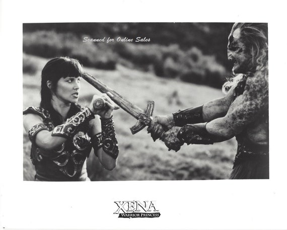 Xena Warrior Princess Lucy Lawless Fights Demon 8x10 Photo | Etsy