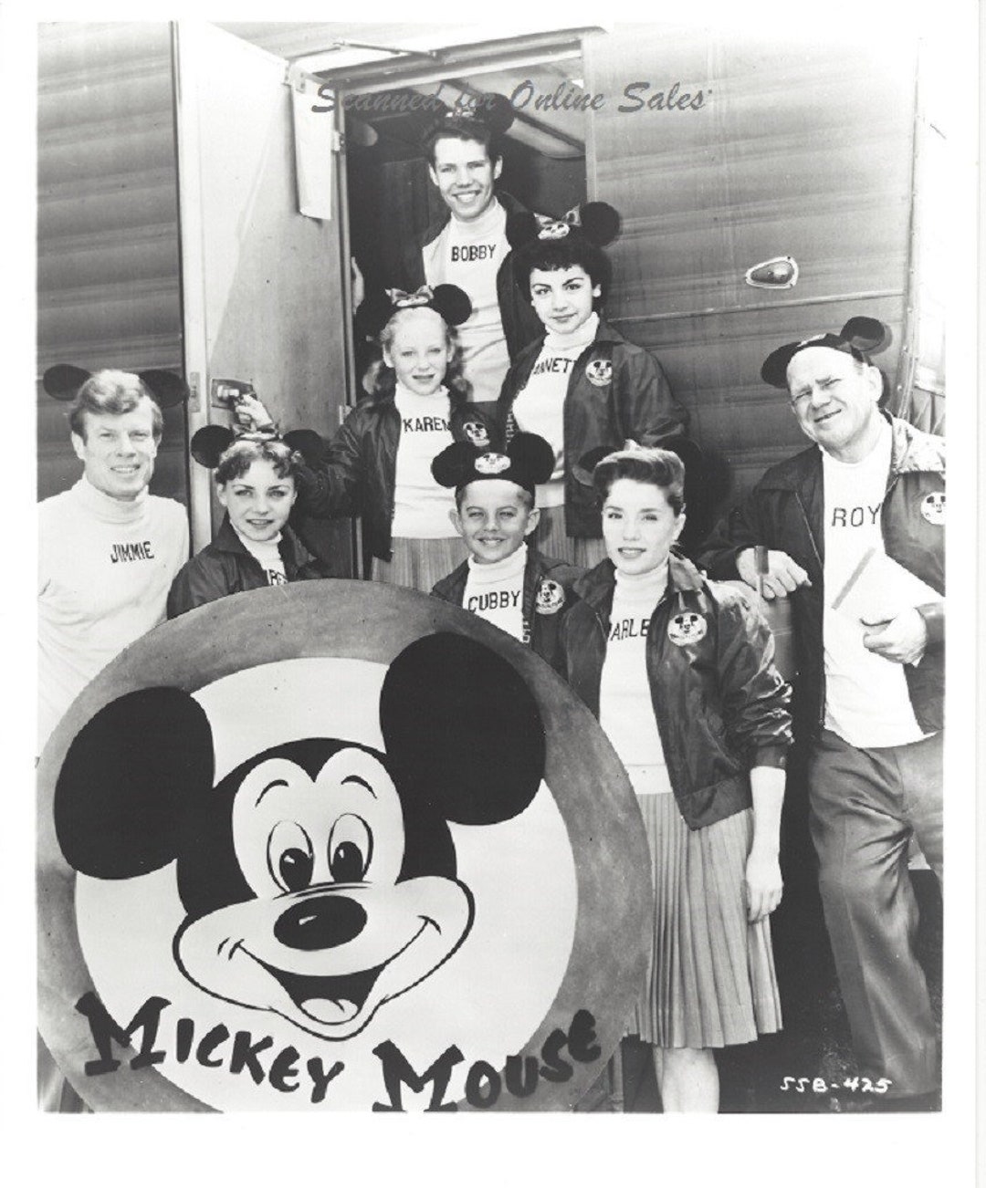 Walt Disney Mickey Mouse Club Annette Jimmy Doreen Bobby Karen Jimmy ...