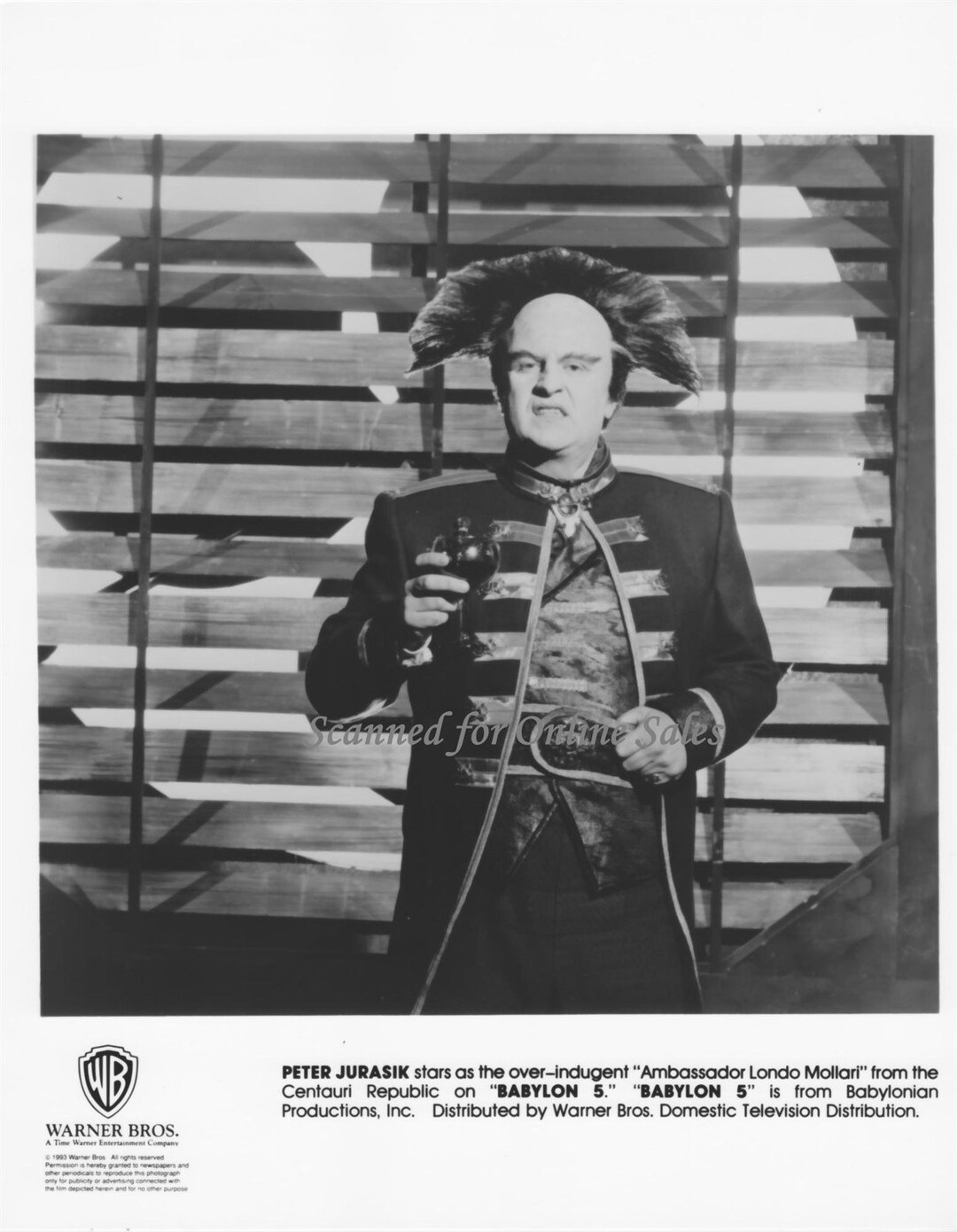 Babylon 5 Peter Jurasik Ambassador Londo Mollari 8x10 Photo - Etsy