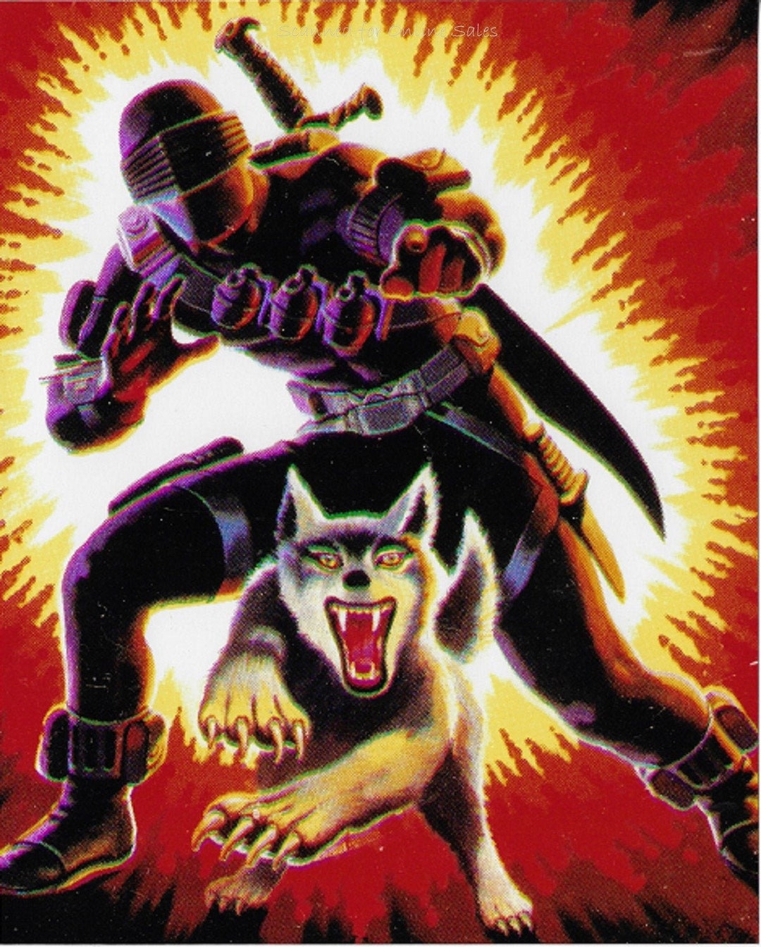GI Joe Snake Eyes Ray Park With Canine Dog 8x10 Photo - Etsy