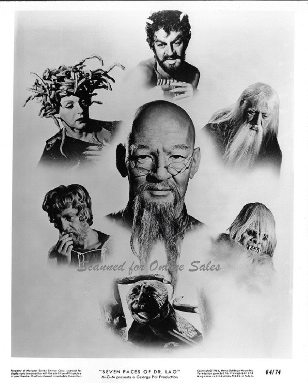 Seven Faces of Dr Lao Tony Randall Collage 8x10 Press Photo - Etsy