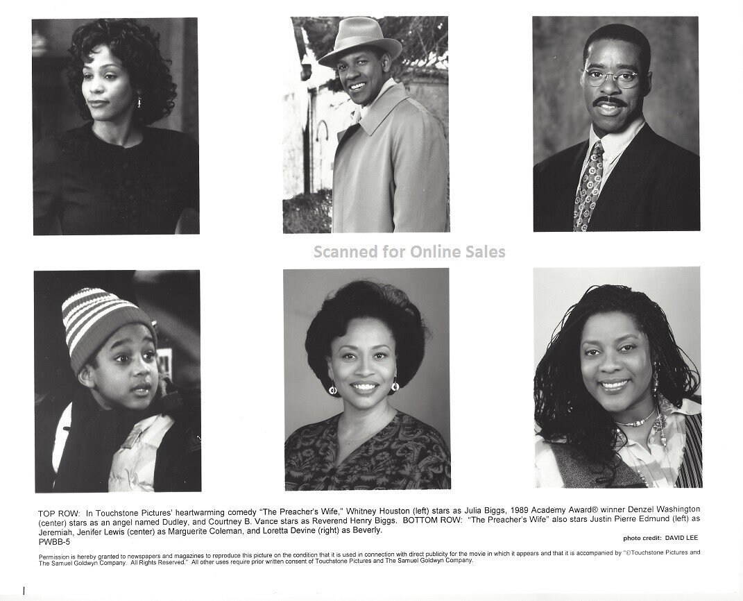 The Preacher's Wife Houston Washington Vance Edmund Lewis - Etsy New ...