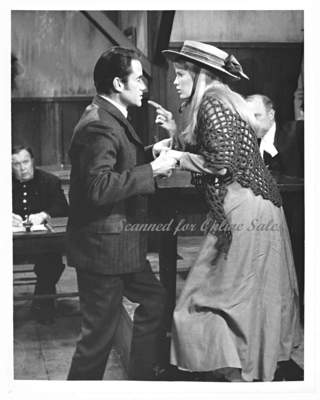 Johnny Belinda Mia Farrow Shakes Finger at Ian Bannen Original 7x9 ...