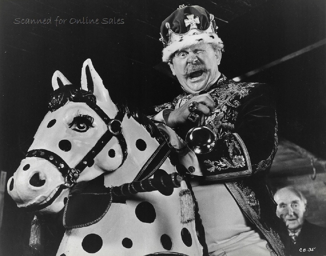 Chitty Chitty Bang Bang Gert Frobe Baron Bomburst Rides Polka Dot Horse ...