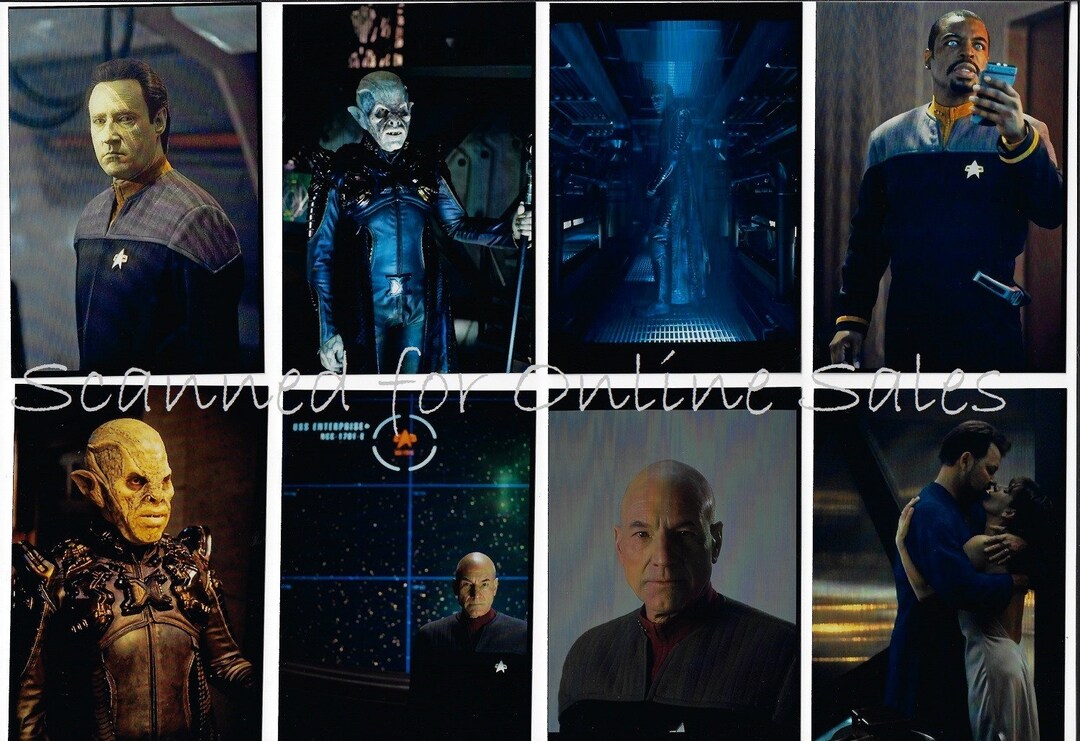 Star Trek Nemesis Stewart Picard Spiner Data Dorn Lt Worf Perlman ...