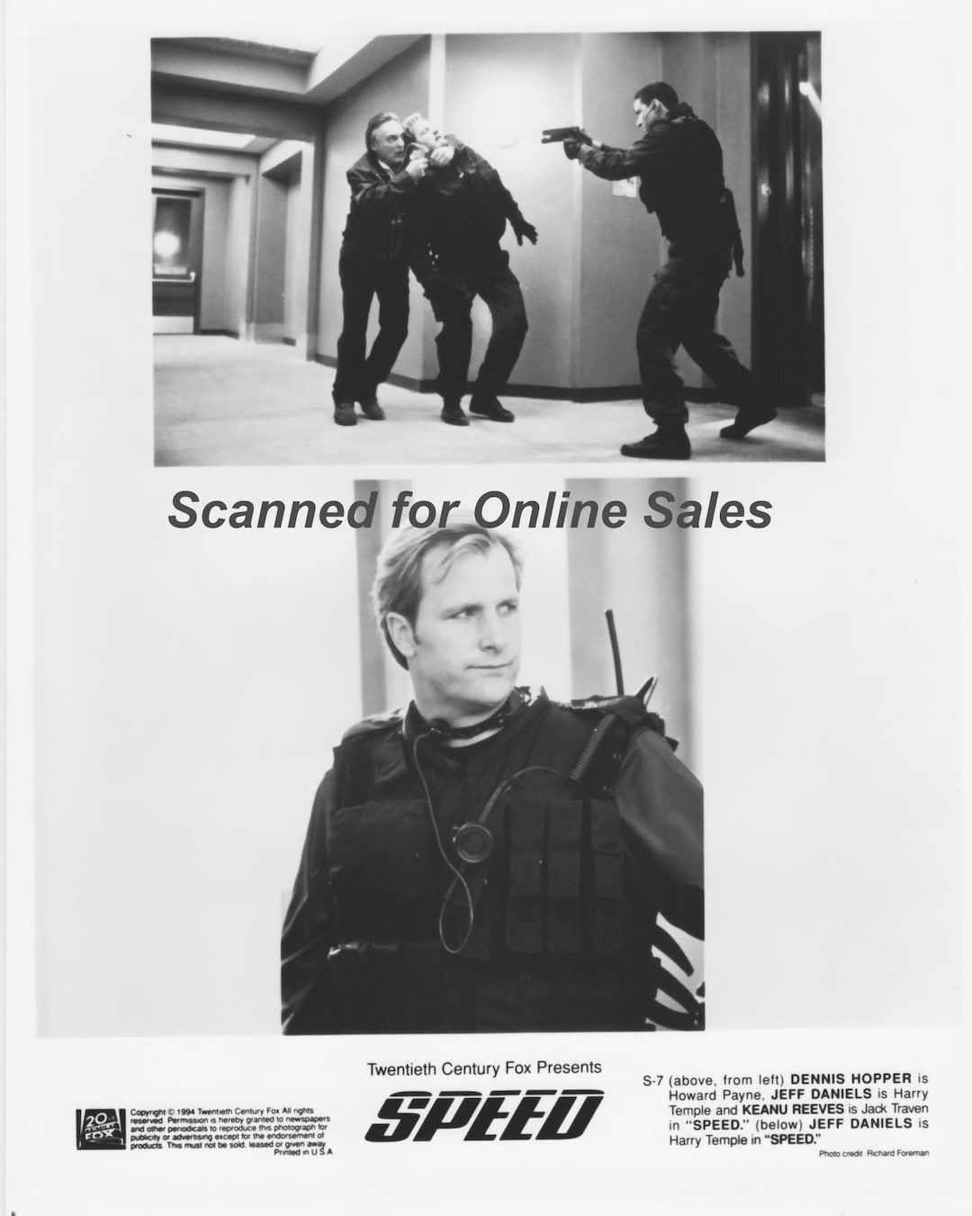 Speed Dennis Hopper Jeff Daniels Keanu Reeves 8x10 Photo - Etsy