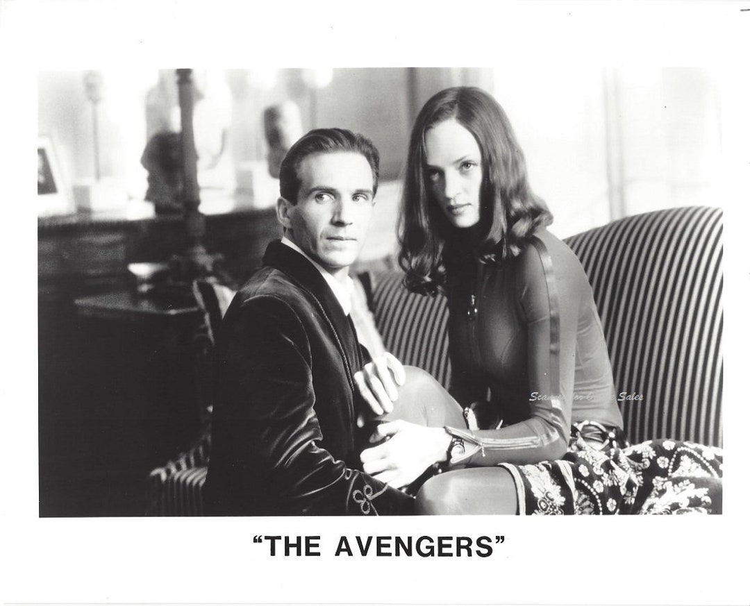 The Avengers Ralph Fiennes John Steed Uma Thurman Emma Peel 8x10 Photo ...