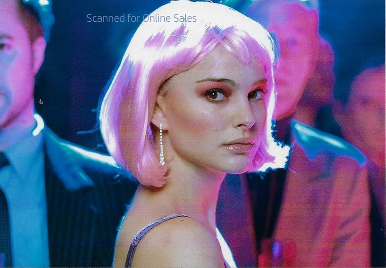 Closer Natalie Portman Pink Hair 4x6 Photo - Etsy
